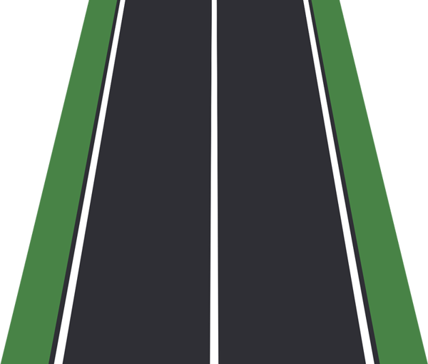Fahrbahnbegrenzung und Fahrstreifenbegrenzung